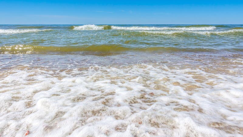 Sea small waves stock photo. Image of waves, beach, coastline - 119827698