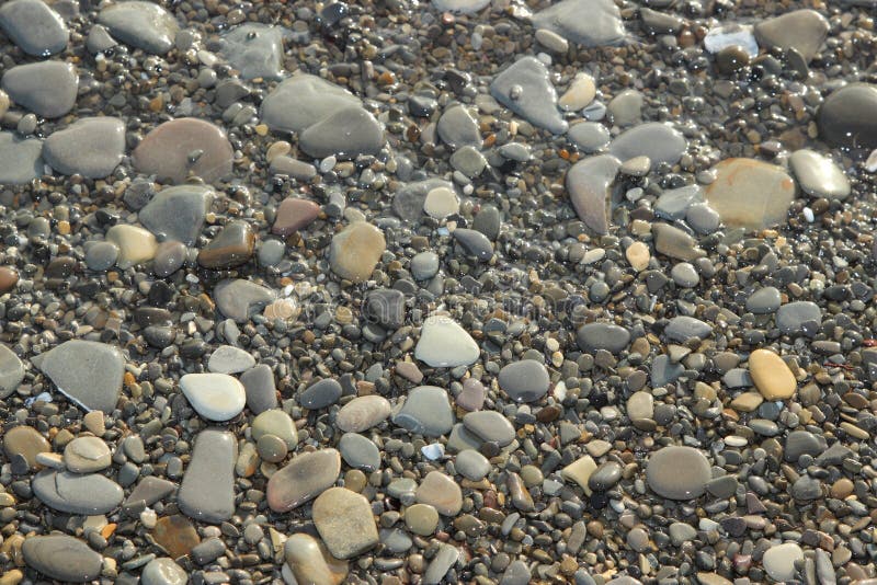Sea Smooth Rocks on the Shore Stock Photo - Image of river, natural ...