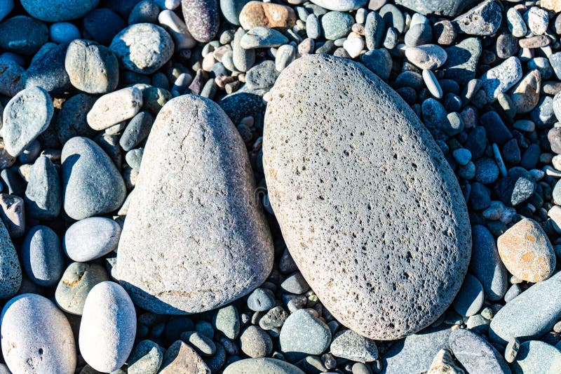 Sea smooth stones stock photo. Image of spring, natural - 274349568