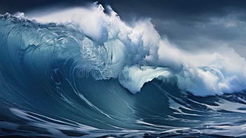 Sea solid dark blue stock illustration. Illustration of scenery - 321236400