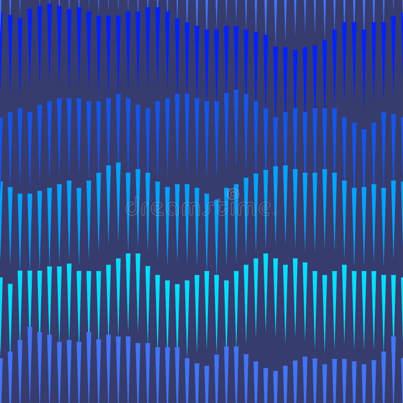 Sea and Sound Wave Blue Vector Seamless Pattern Stock Vector ...