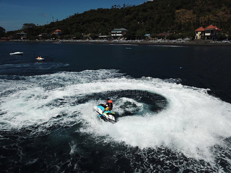 Sea and Speed on the Bali Sea Stock Image - Image of island, scenic ...