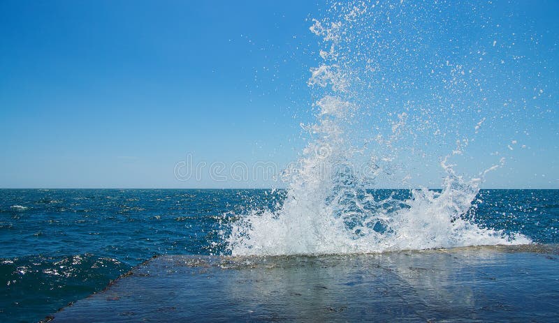 Sea splash background stock image. Image of bright, summer - 42023843