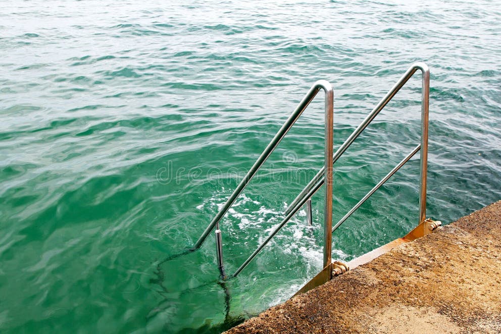 Sea stairs stock image. Image of rail, stairs, adriatic - 20477375
