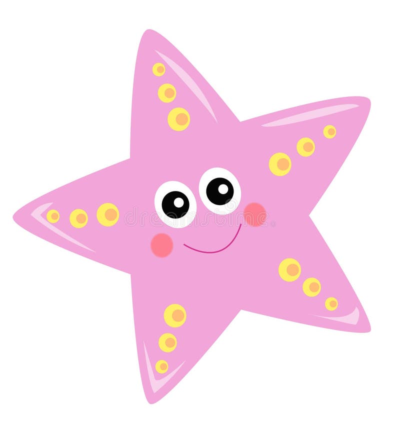 Sea star stock vector. Illustration of colored, summer - 20505484