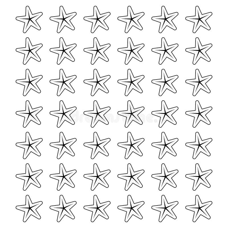 Sea star isolated stock illustration. Illustration of animal - 85119408