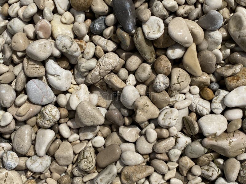Sea Stone on Beach for Background Stock Image - Image of background ...