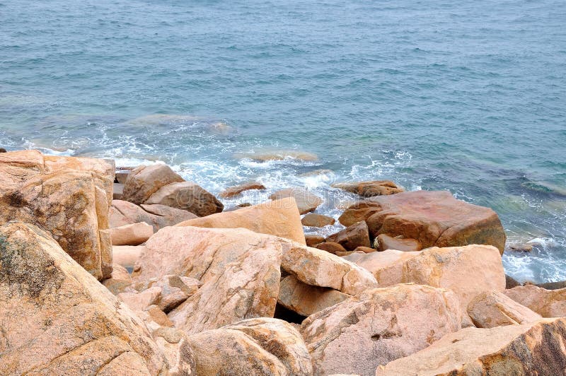 Sea and stone stock photo. Image of myth, china, chinese - 52409254