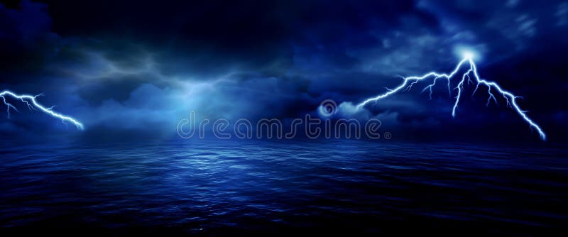 Thunderstorm Ocean Wallpaper