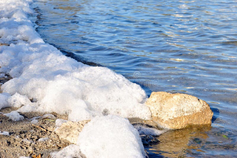 Sea suds stock photo. Image of summer, stones, specks - 22865268