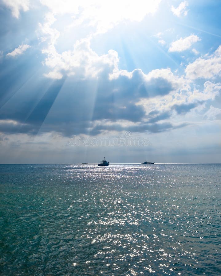 Sea and sun stock photo. Image of summer, business, recreational - 13382924