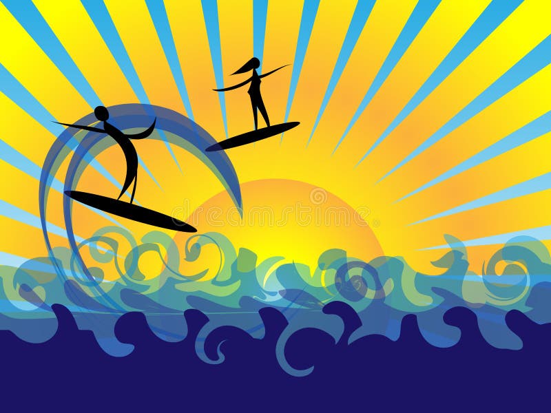 Sea sun and fun background stock vector. Illustration of destination ...