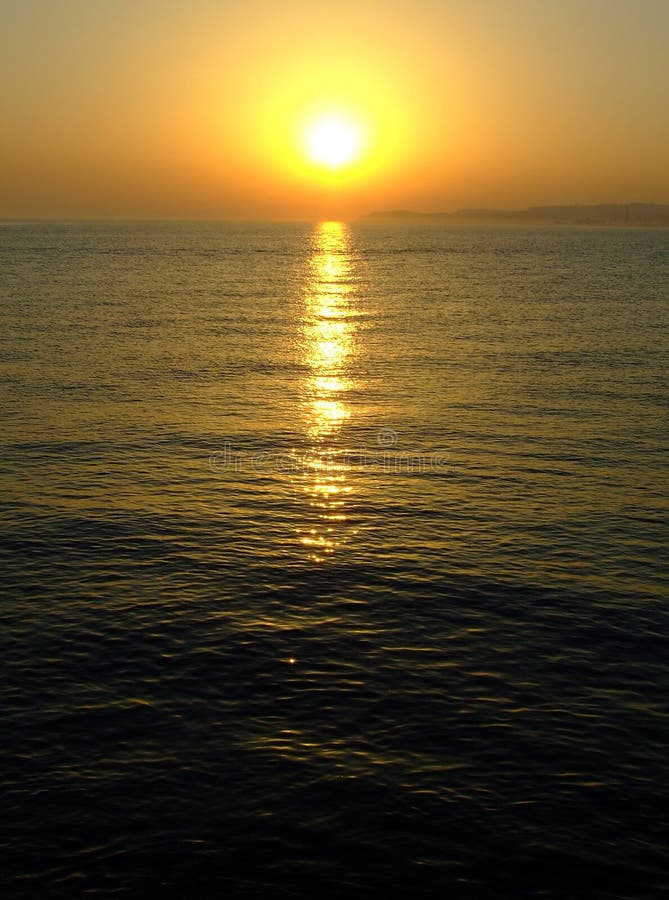Sea sundown stock image. Image of water, summer, vacation - 2962145