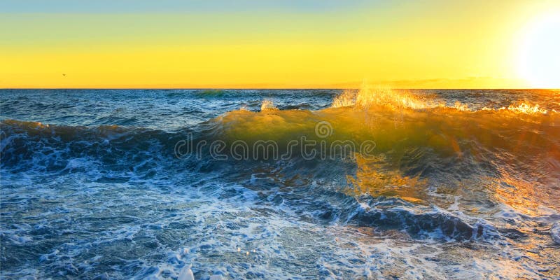 Sea stock image. Image of wave, beach, stormy, morning - 49008255