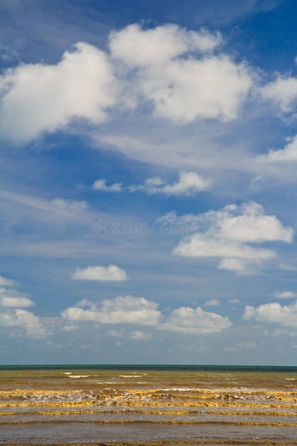 Sea in the sunny day stock image. Image of scene, natural - 36447063