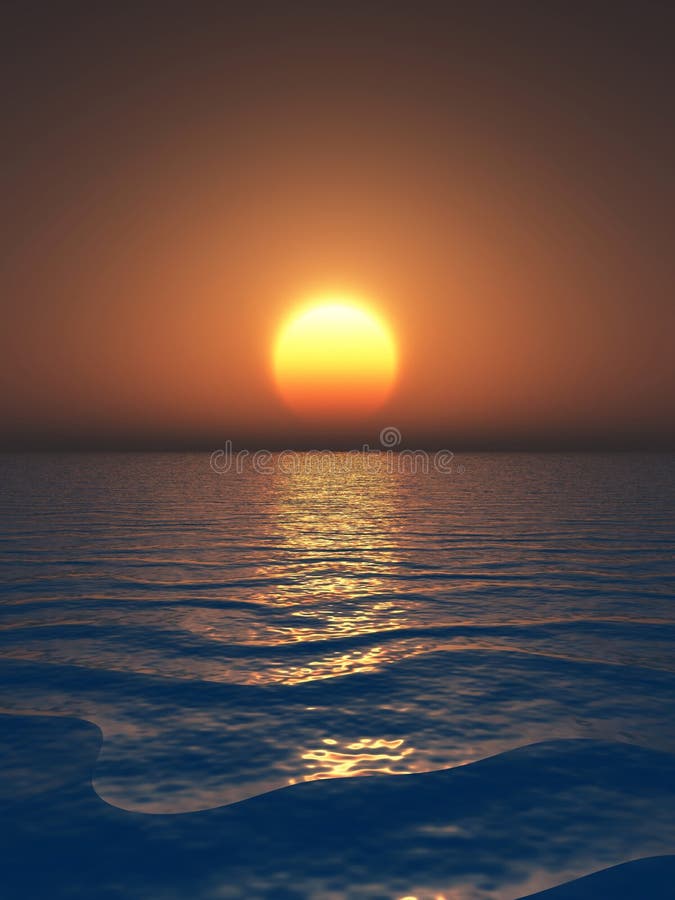 Sea Sunset Picture. Image: 6225165