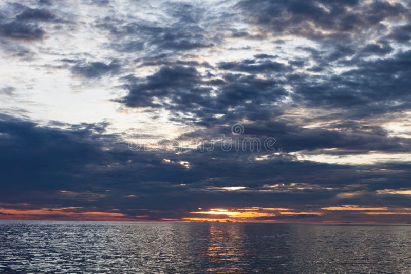 Sea with sunset stock photo. Image of travel, destinations - 32364388