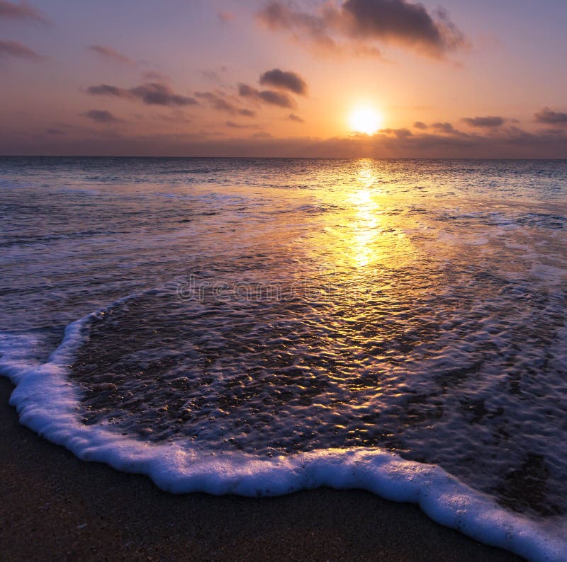 Sea sunset stock photo. Image of relax, background, sunset - 32139454