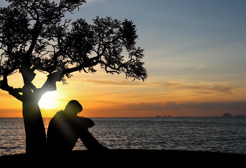 The sea at sunset. stock photo. Image of black, font - 65893266