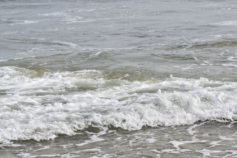Sea Surf. Quiet Sea Coast , Natural Sea Background Stock Photo - Image ...
