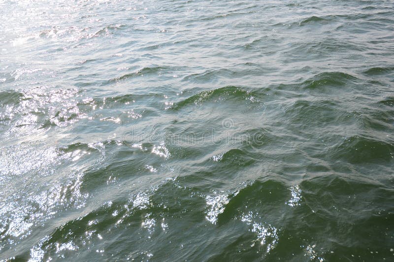 Sea Surface with Waves Aerial View Stock Image - Image of wave, shiny ...