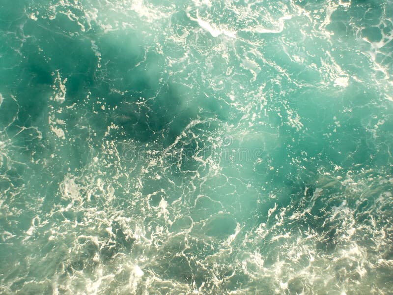 Green Crystal Sea Texture with Foam Stock Photo - Image of power, waves ...