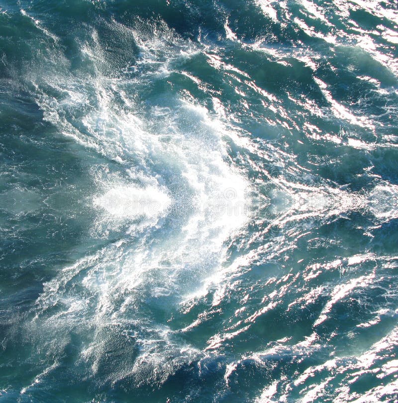 Sea Texture, Blue Water, Wave, White Foam and Bubbles. Sea Background ...