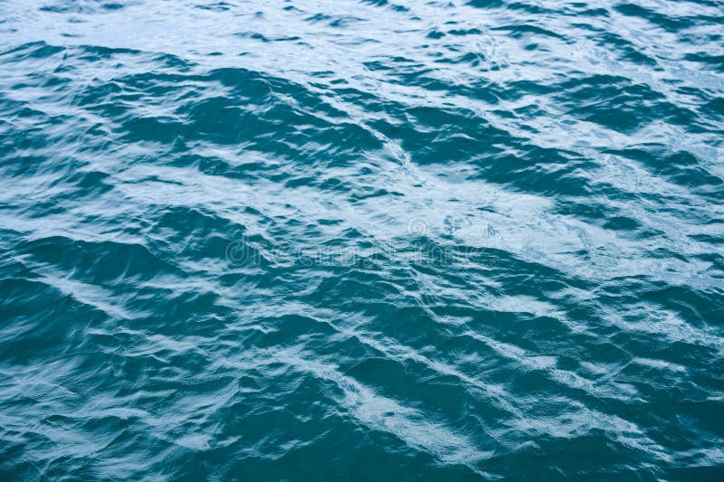Sea Texture. View of Ocean Waves. Blue Water Background. Blue Ocean ...
