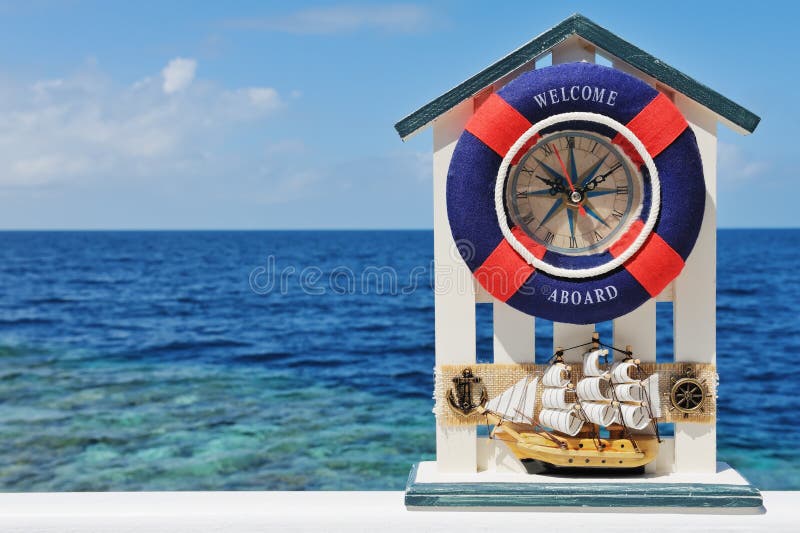 Sea theme stock image. Image of boat, white, wood, theme - 17975899