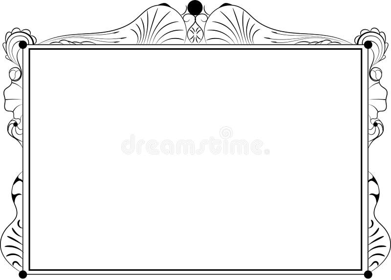 Sea Theme Text/picture Frame Stock Vector - Illustration of roll, kelp ...