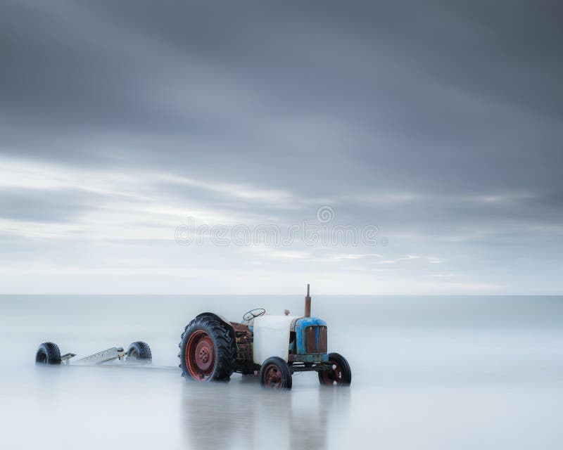 Sea Tractor stock image. Image of fishing, kingdom, outside - 202056873