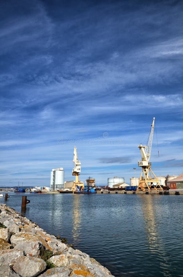Sea Trading Port Activities Stock Image - Image of industry, industrial ...