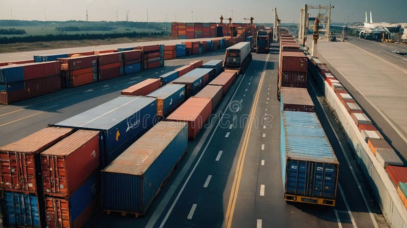 Sea Transportation of Goods. Stock Image - Image of export, industry ...