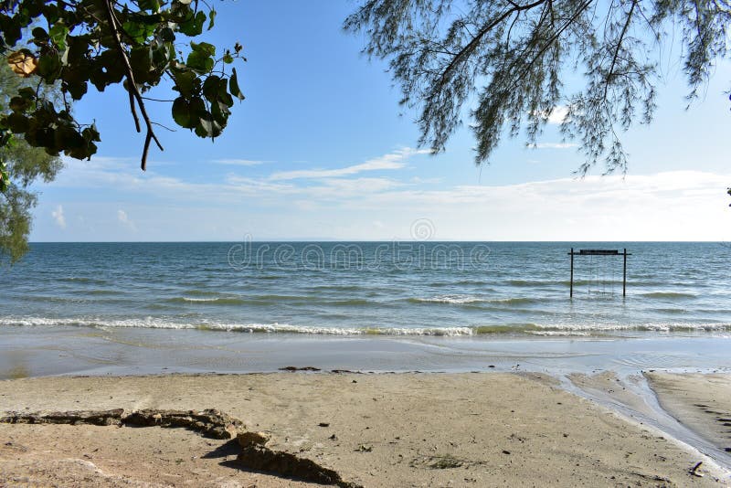 Sea at trat,thailand stock photo. Image of blue, tratthailand - 218048992