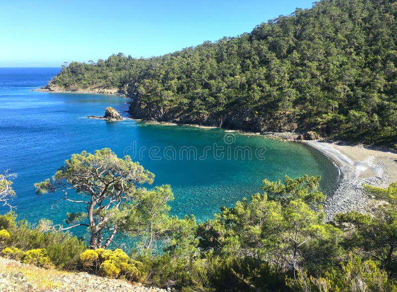 Sea in Turkey stock photo. Image of river, yachts, wave - 148262736