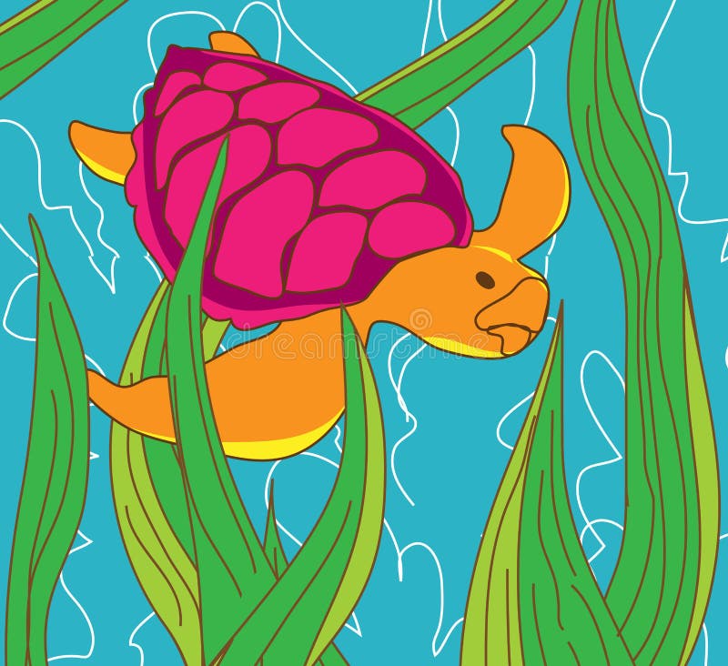 Pink Turtle Stock Illustrations – 3,574 Pink Turtle Stock Illustrations ...