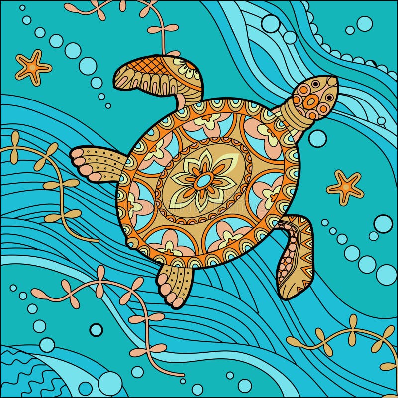 Sea Turtle Doodle Stock Illustrations – 5,331 Sea Turtle Doodle Stock ...
