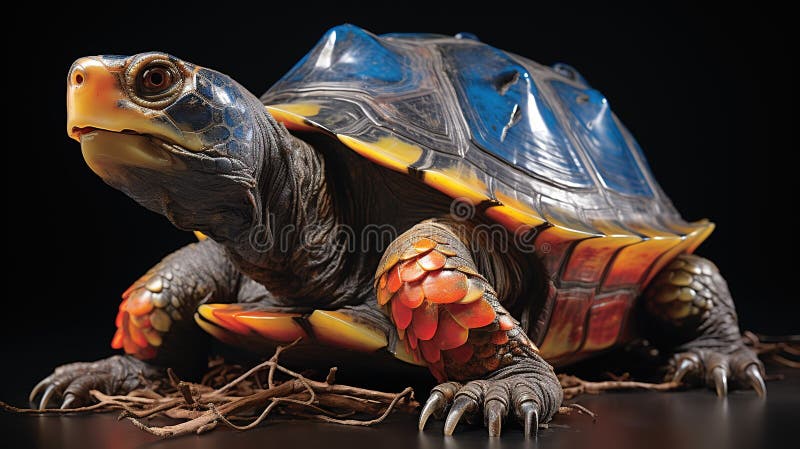 A Sea Turtle Entangled in Plastic Stock Image - Image of rehabilitation ...