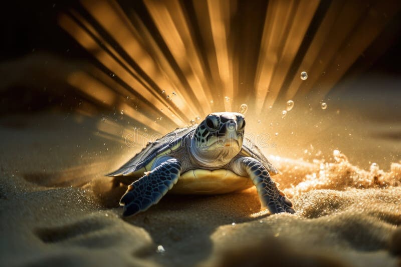 Hatchling Sea Turtle Stock Illustrations – 174 Hatchling Sea Turtle ...