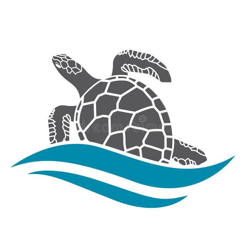 Sea turtle icon stock vector. Illustration of amphibian - 94661004