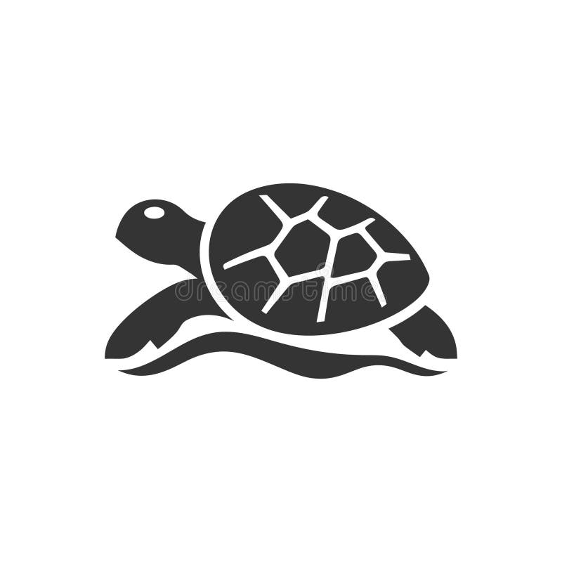 Leatherback Sea Turtle Line Logo Design Vector Graphic Symbol Icon ...