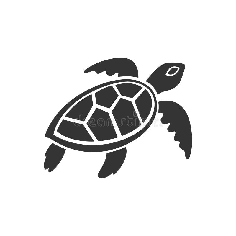 Leatherback Sea Turtle Line Logo Design Vector Graphic Symbol Icon ...
