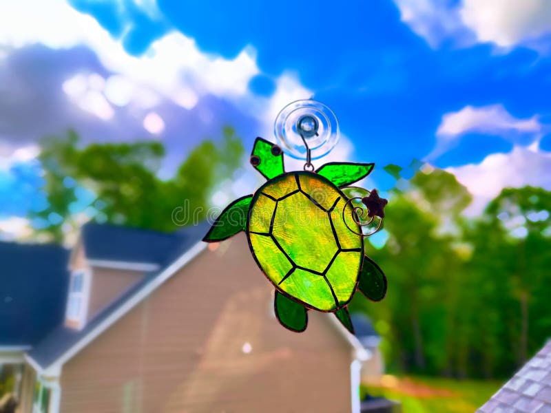 Sea Turtle Suncatcher stock photo. Image of green, blue - 375262808