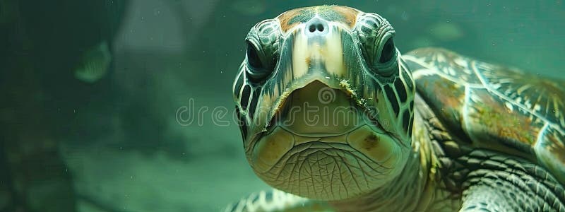 Turtle Under Water in Congaree National Park, South Carolina Stock ...