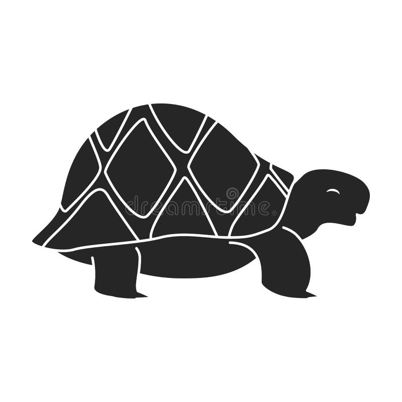 Turtle Black White Icon Stock Illustrations – 3,743 Turtle Black White ...