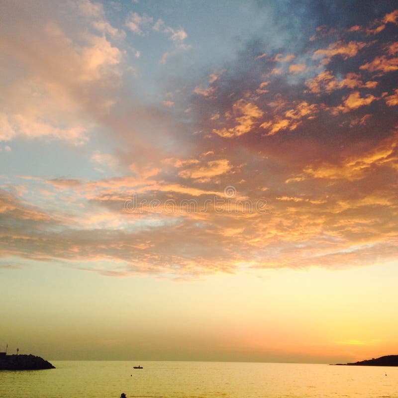 Sea in Tuscany stock image. Image of tuscany, background - 58780861