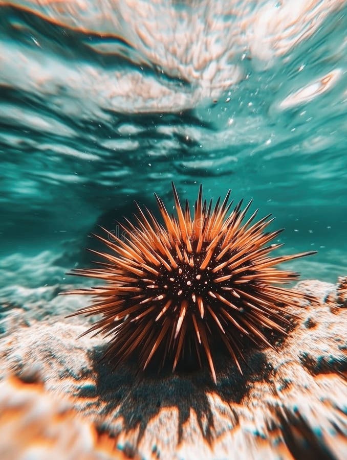 Sea Urchin Close Up stock photo. Image of ocean, aquatic - 380150586