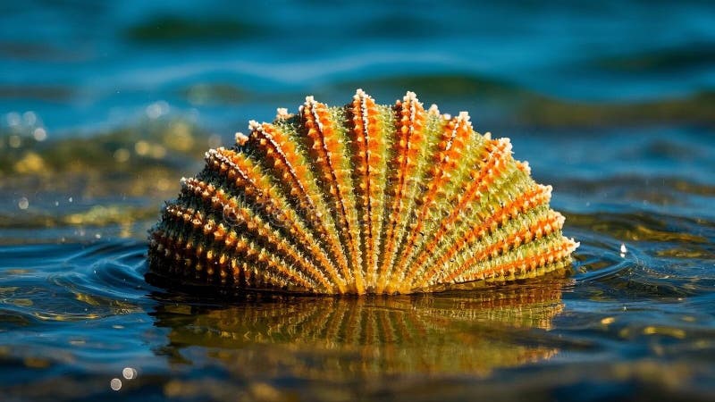 Sea Urchin Shell - Patterns in Nature Stock Illustration - Illustration ...