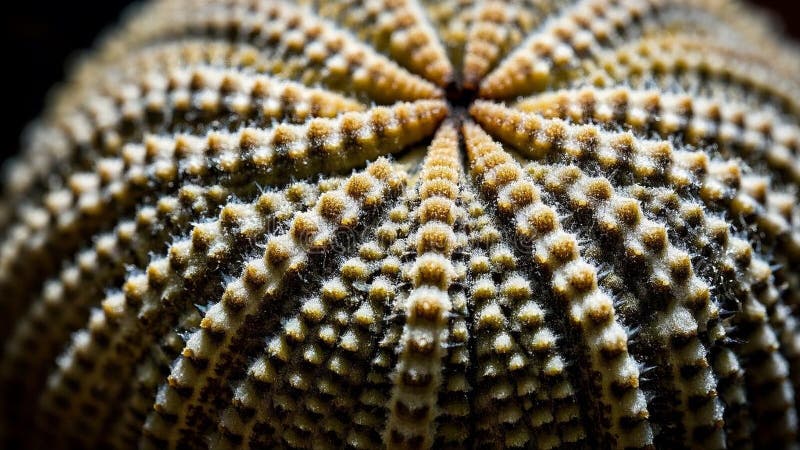 Sea Urchin Shell - Patterns in Nature Stock Illustration - Illustration ...