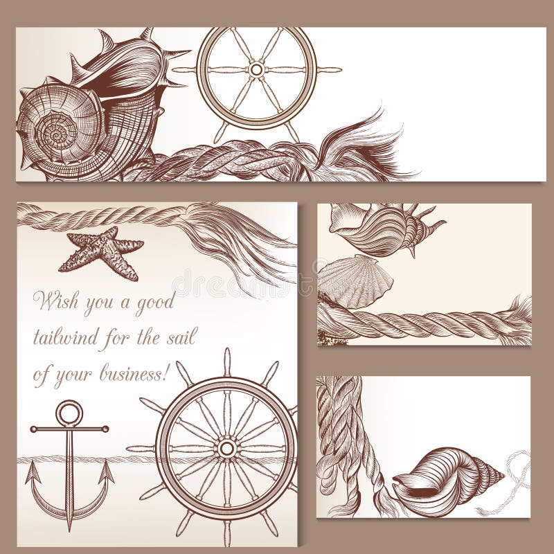 Certificate Template Nautical Stock Illustrations – 296 Certificate ...